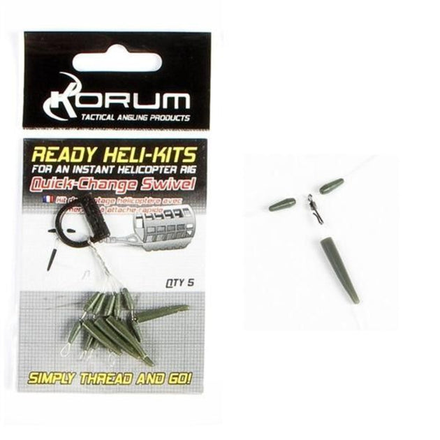 KORUM READY HELI KITS QUICK CHANGE SWIVEL – RIVA TUTTO PER LA PESCA